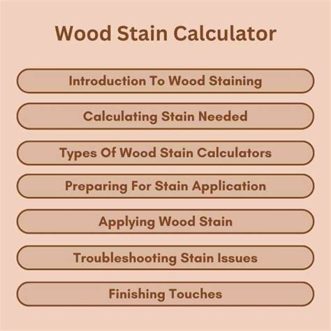 Wood Stain Calculator Achieve Perfect Coverage