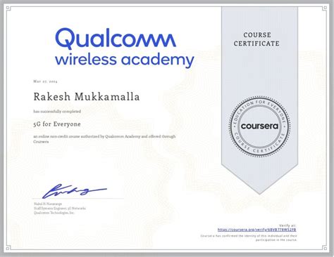 rakesh mukkamalla on linkedin i have successfully completed the 5g