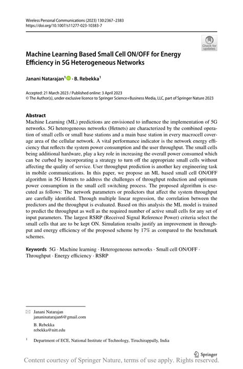 Machine Learning Based Small Cell Onoff For Energy Efficiency In 5g