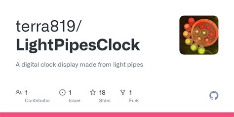 GitHub Terra LightPipesClock A Digital Clock Display Made From Light Pipes