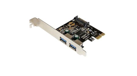 PEXUSB3S23 StarTech Com PCI Express USB A Card With SATA Power 2x