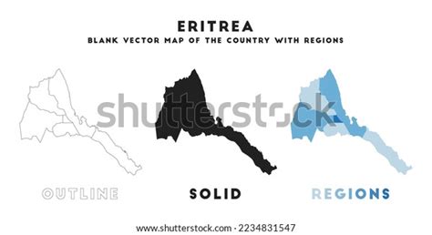 Eritrea Map Borders Eritrea Your Infographic Stock Vector Royalty Free 2234831547 Shutterstock