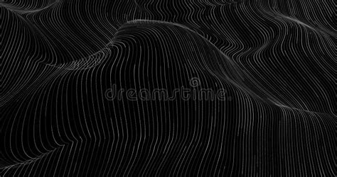 Wave Pattern Vector 3d Glowing Abstract Digital Particles Background Technology Concept