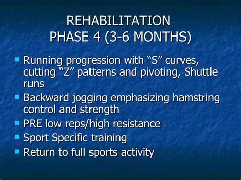 Hamstring Avulsion Repair Rehabilitation Ppt
