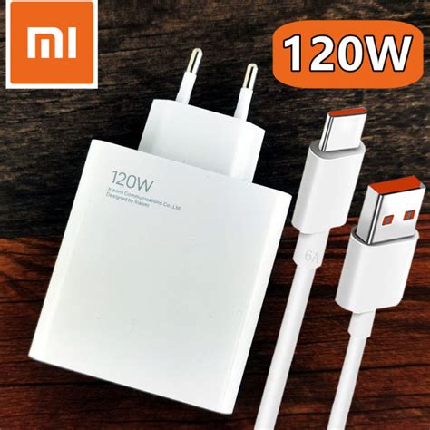 120w Hypercharge Xiaomi Fast Charger Turbo Charging Adapter Original 6a