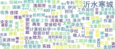 Python词云可视化方法总结记录【简单词云背景图片词云自定义字体颜色词云】给词云图加背景图片作为词云图分布的边界 Csdn博客