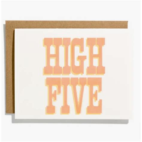 High Five Greeting Card 1 Florist In Los Angeles Dotties Flowers