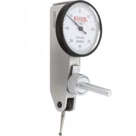 Spi 21 381 9 Horizontal Dial Test Indicator White 05 Mm Heavy