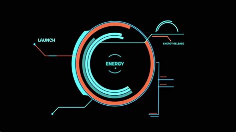 Premium Stock Video Animation Of Scientific Data Processing On Black Background