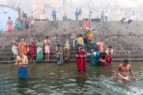 Aunties Bathing In River