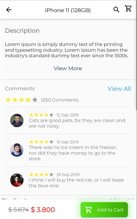 Alternatives And Detailed Information Of Flutter Shopping Ui Kit Gitplanet