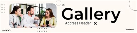Gallery Address Header Template Edit Online And Download Example