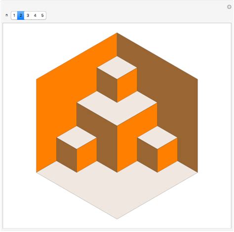 Recursive Exercises VII Stacks Of Cubes Wolfram Demonstrations Project