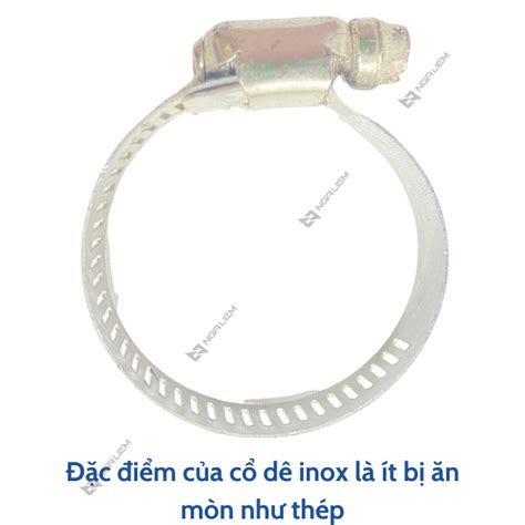 Cổ Dê đai Siết Cổ Dê Inox đủ Size 6 13 21 27 34 42 49 200mm