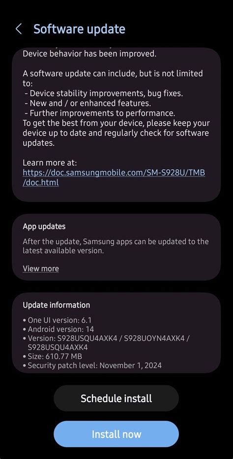 Samsung Pushes Second November Update To Us Galaxy S24 Ultra Sammyguru