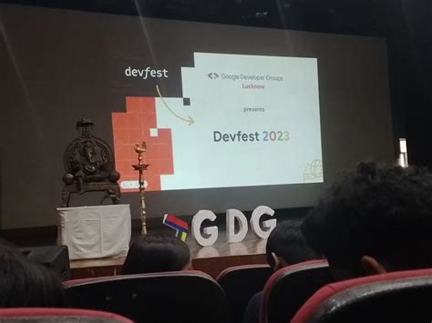 Currently Attending Gdg Devfest 2023 In Lucknow India Im Excited To
