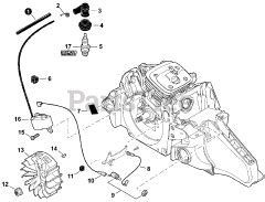 Echo CS 590 Parts Diagrams