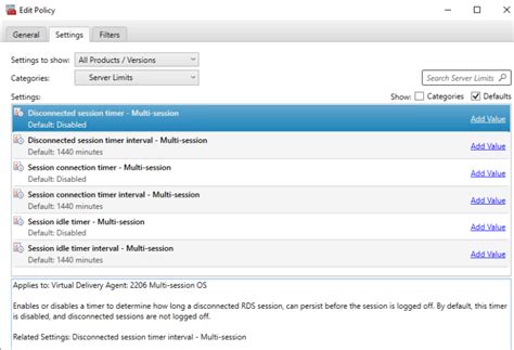 Citrix Policy Settings Carl Stalhood