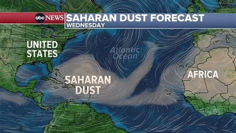 Saharan Dust Map Current 2024 Janaye Anallise