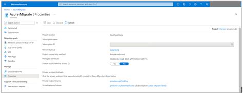 استكشاف مشكلات اتصال الشبكة وإصلاحها azure migrate microsoft learn