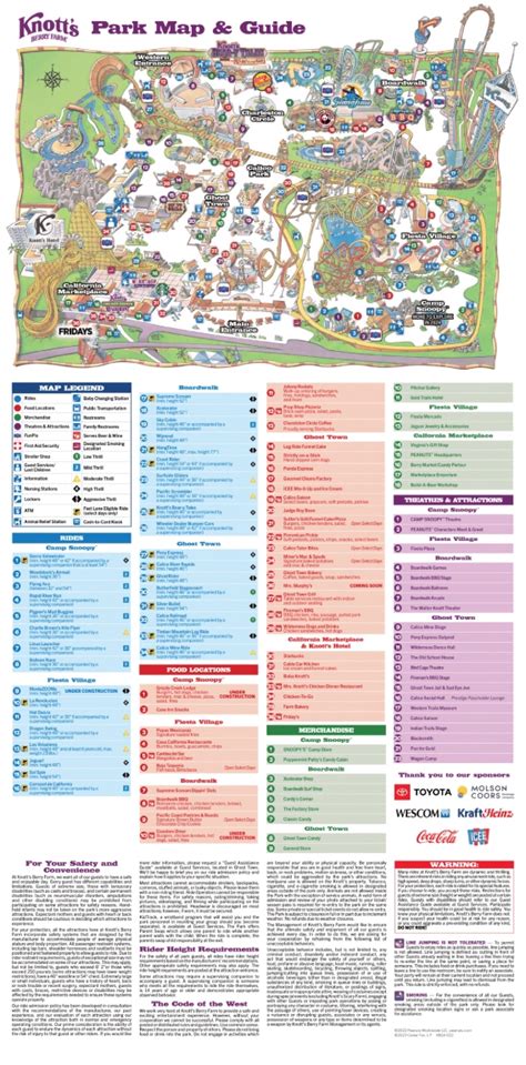 Knotts Berry Farm Map Guide Navigate The Park With Ease All Maps