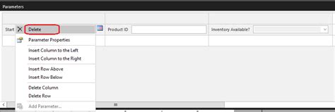 customize the parameters pane in a paginated report microsoft report