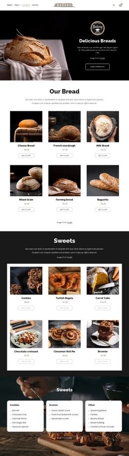 Restaurant Menu Html Code Example By Nicepage Restaurant Menu Html Code Example By Nicepage
