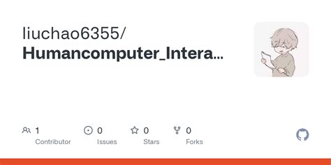 Github Liuchao6355humancomputerinteraction
