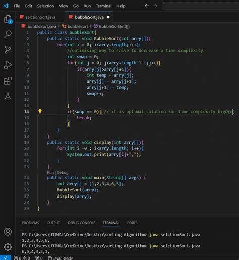 ujjwal pal on linkedin day4 java sortingalgorithms learningtogether dsa
