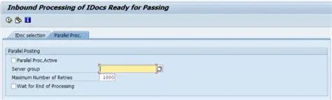 Important Sap Ale Idoc Processing Programs Sap Integration Hub