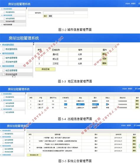 房屋出租管理系统的设计和实现javawebmysql含录像javaweb计算机