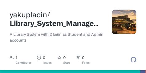Github Yakuplacinlibrarysystemmanagement A Library System With 2
