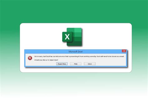 Fix Excel Has Run Into An Error Techcult