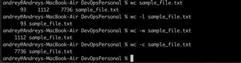 Andrey Byhalenko On Linkedin Quick Linux Tip 💡 Print The Number Of Lines Words And Characters