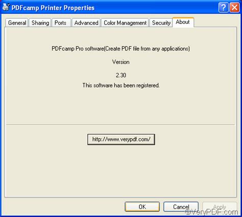 How Can I Register Pdfcamp Printer Verypdf Knowledge Base
