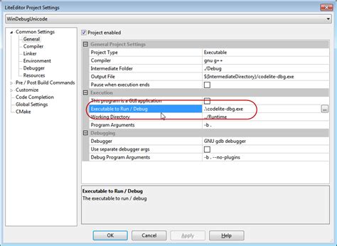 C Debugging With Codelite And Cmake Stack Overflow