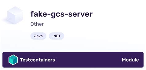 Testcontainers Fake Gcs Server Module