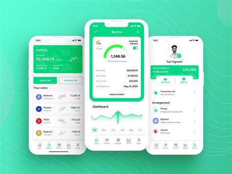 Crypto Currency Mobile App Ui Screen Behance