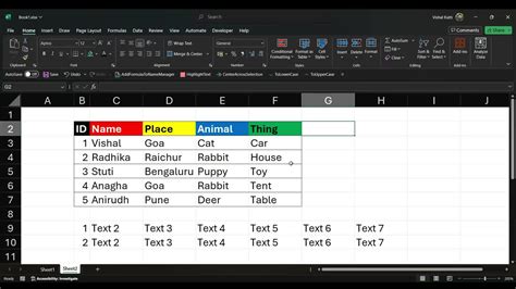 Exceltips Productivityhacks Vishal Katti Online It Trainer