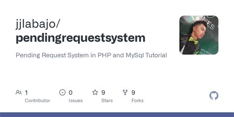 GitHub Jjlabajo Pendingrequestsystem Pending Request System In PHP And MySql Tutorial