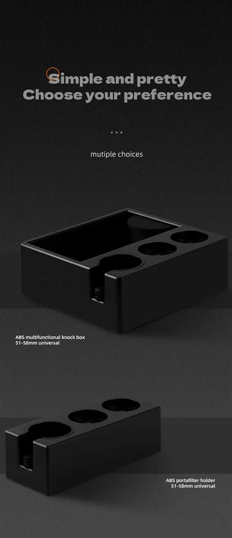 에스프레소 노크 박스 커피 탬퍼 스테이션 조절 가능한 포타필터 거치대 디스트리뷰터 스탠드 홈 바리스타 액세서리 51mm 54m 58mm 리뷰쿠