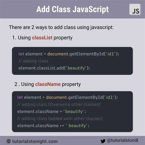 Add Css Class Using Javascript🔥🚀🚀 Rjavascripttips