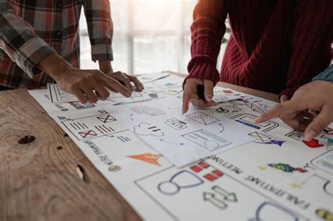 Creative Designer Choosing Color Samples For Mobile Responsive Website Development With Ui Ux