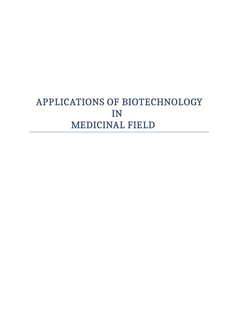 Part 1 Biotechnology 1 Pdf
