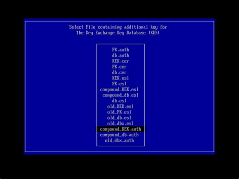 Usersakakisakakis Efi Install Guideconfiguring Secure Boot Gentoo Wiki