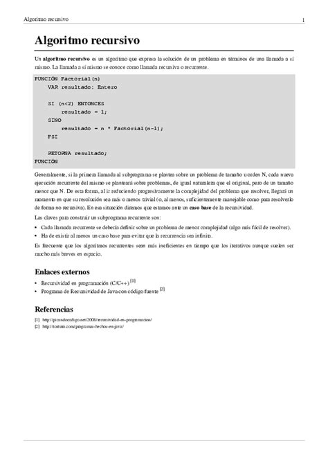Pdf Algoritmo Recursivo Pdf Algoritmo Recursivo