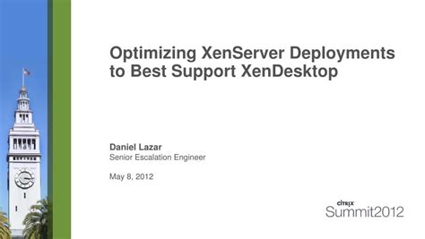 Ppt Optimizing Xenserver Deployments To Best Support Xendesktop Powerpoint Presentation Id