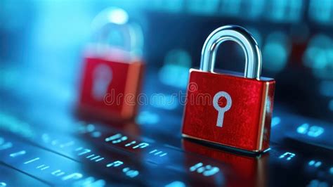 Cybersecurity And Data Protection Padlock On Keyboard Symbolizing Online Security Privacy In