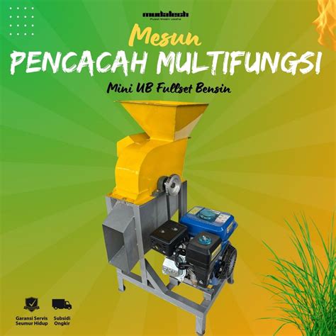 Jual Mesin Cacah Rumput Batang Mini Multifungsi Pencacah Rumput Kecil