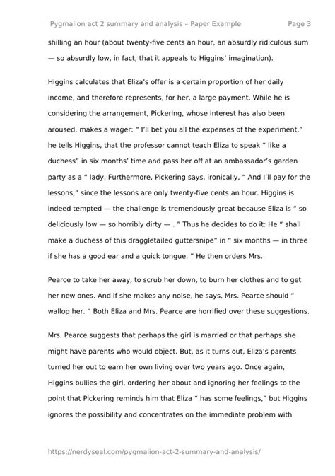 Pygmalion Act 2 Summary And Analysis 2828 Words Nerdyseal